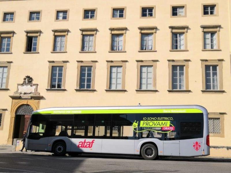Bus elettrico da 12 metri in prova a Firenze: viaggio gratuito fino a ...