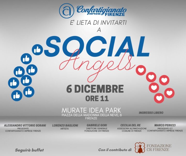 Firenze, il digitale e le botteghe artigiane: evento Social Angels ...