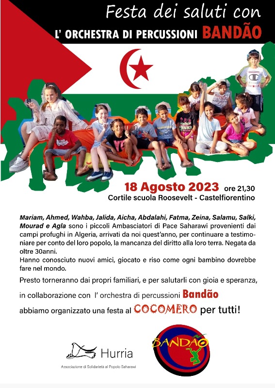 A Castelfiorentino una grande festa per salutare i bambini Saharawi ...