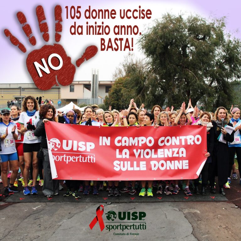 Flash mob di Uisp Firenze contro ogni forma di violenza sulle donne - gonews.it