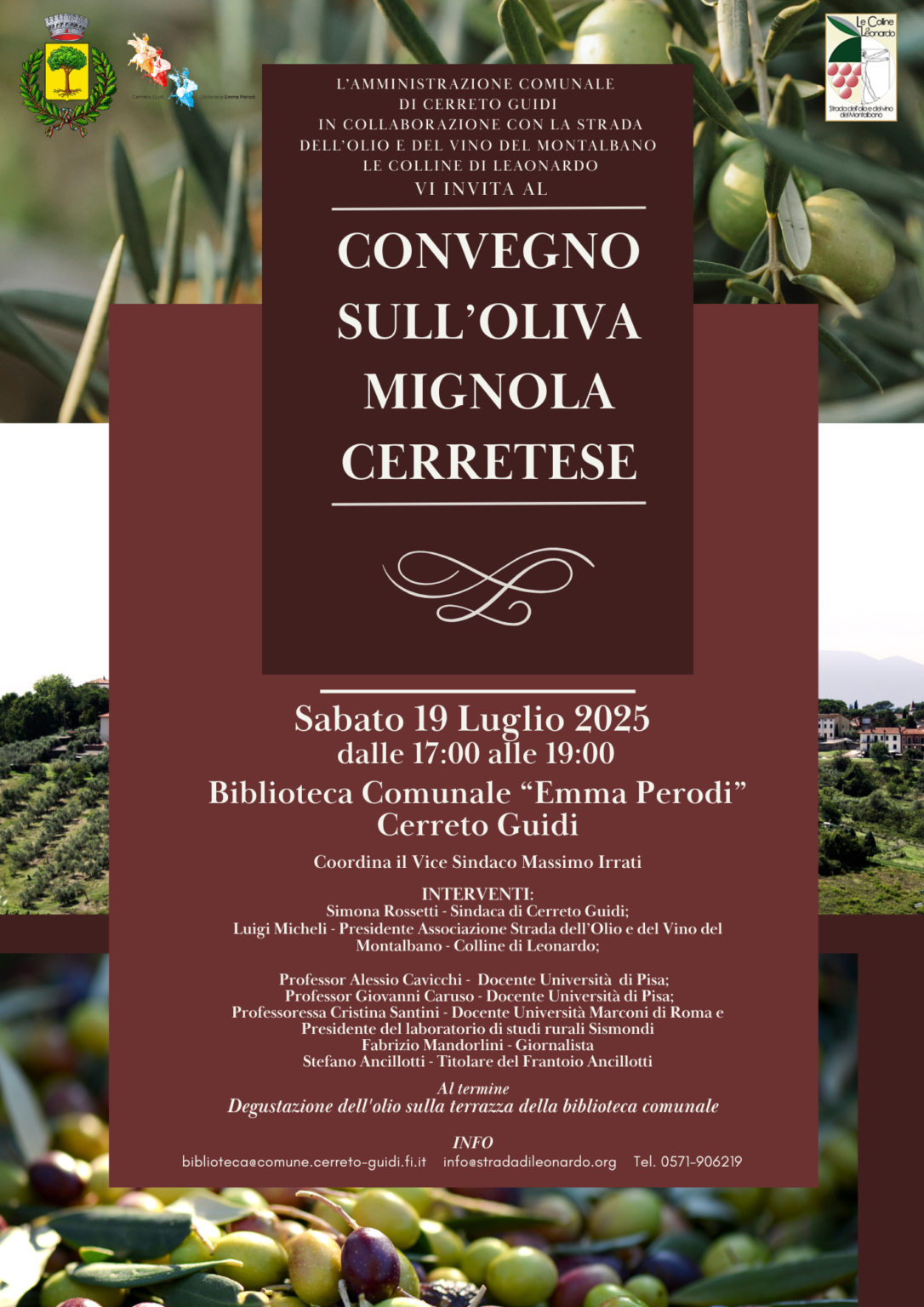 Valorizzazione dell’oliva mignola di Cerreto Guidi: convegno e ...