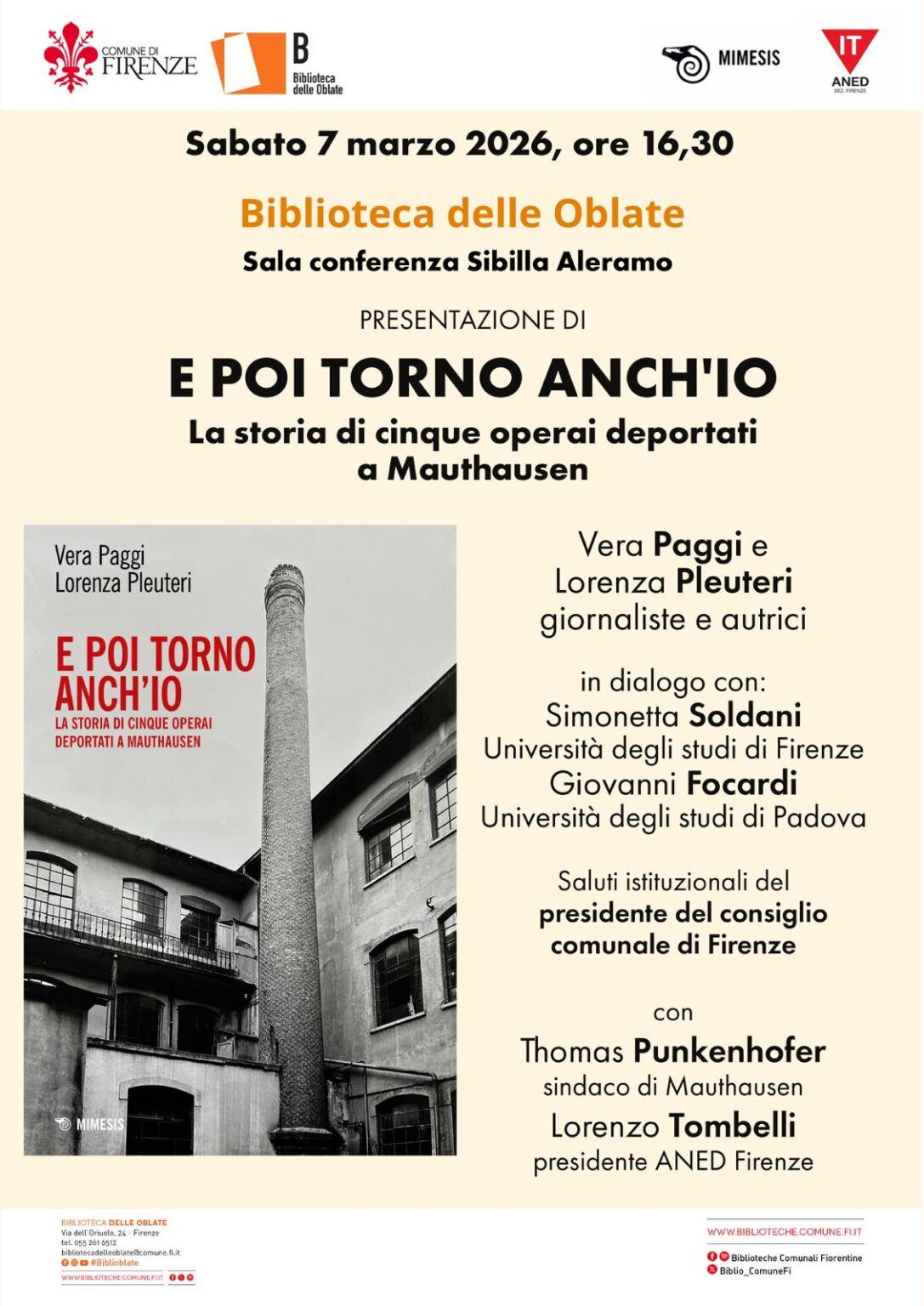 Ottantadue anni dopo, Firenze ricorda la deportazione politica: due ...
